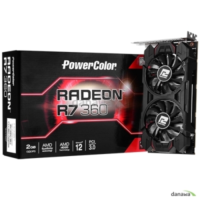 [리퍼] POWERCOLOR Radeon R7 360 OC D5 2GB Dual Fan :: ASUS, ASROCK, 기가바이트 ...
